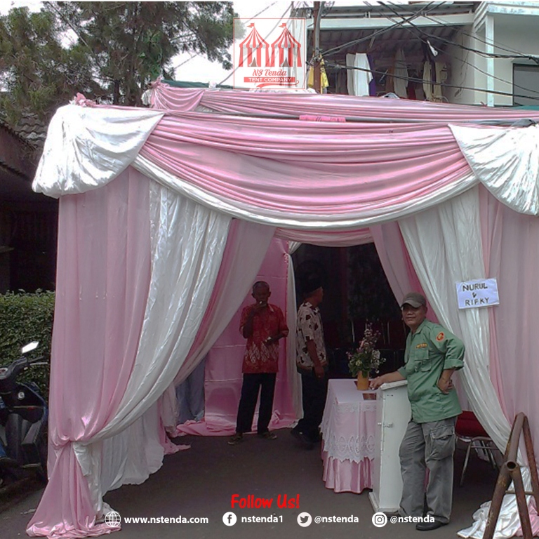 GAZEBO PUTIH PINK « NS Tenda